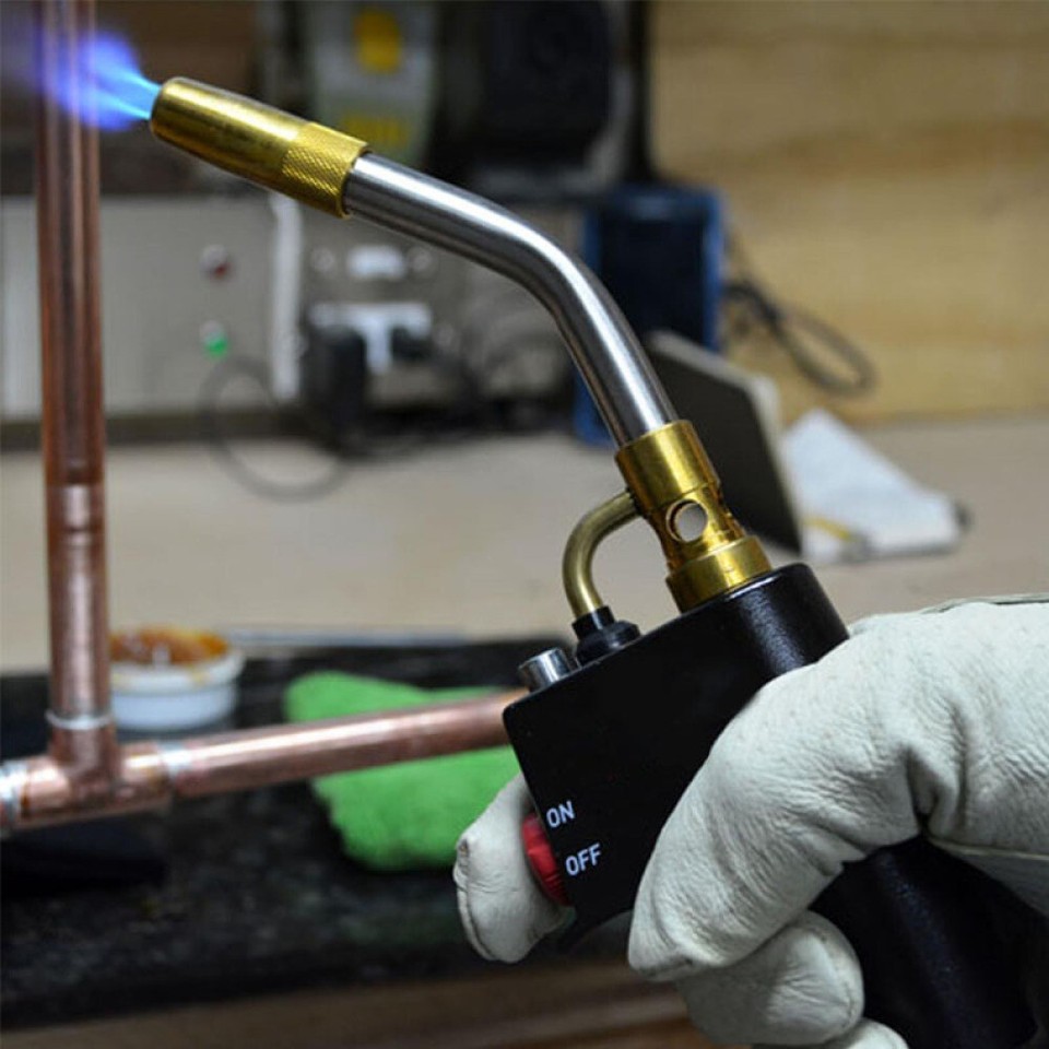 Instant Heat MAPP Gas Torch Propane Blow Torch Kit Welding Soldering ...