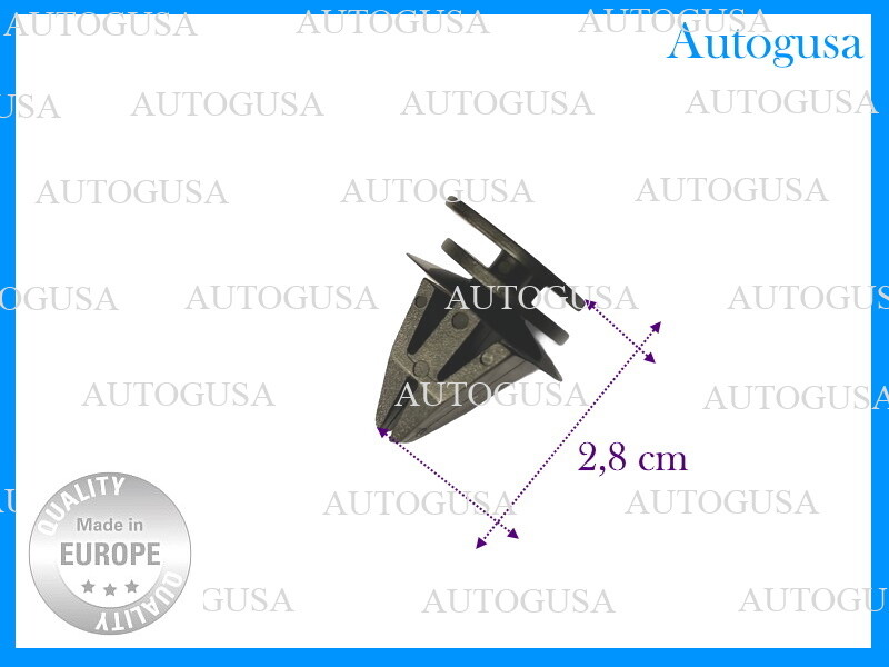 5X BMW MINI COOPER CLIPS FRONTSTANGE SEITENLEISTE 51717127742 ...
