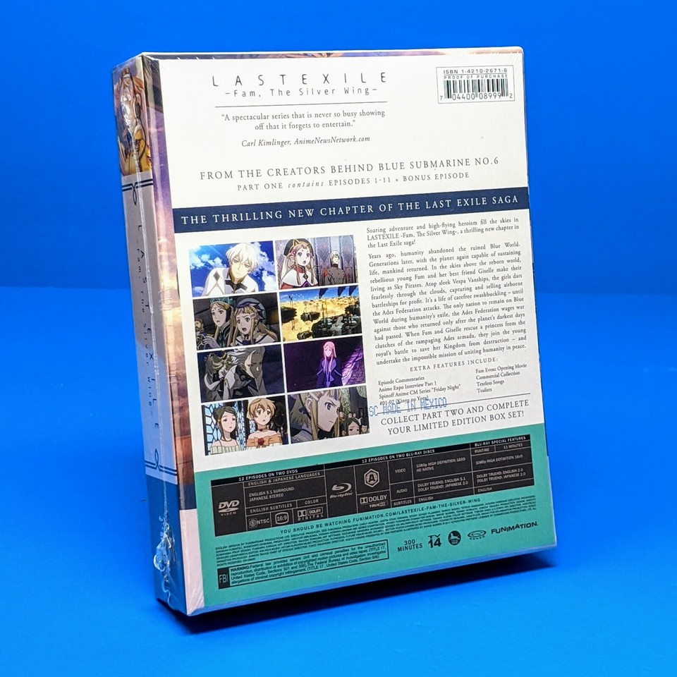 Last Exile: Fam, the Silver Wing - Part 1 Limited Edition Blu-ray/DVD ...