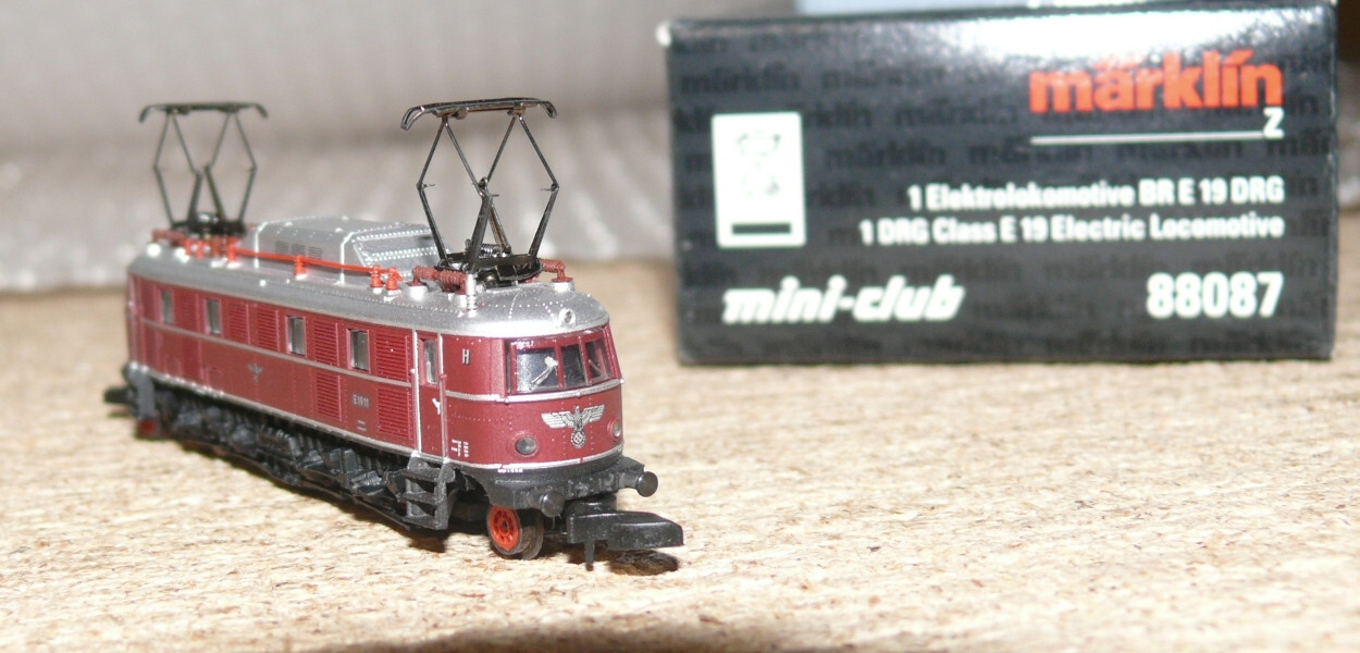 K39 Märklin Miniclub 88087 E Lok E19 DRG Spur Z | eBay