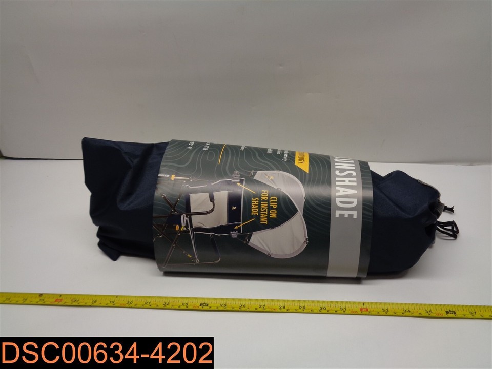 GCI Outdoor SunShade 65660 Folding Chair Accessory 24" X 25.6" X 24.4 ...