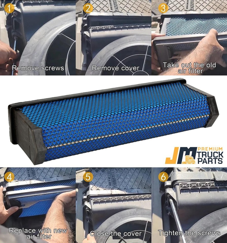 Engine Air Filter Freightliner Cascadia Replaces LAF6260 AF27879 ...