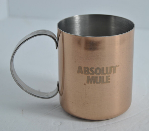 Absolut Mule Vodka Copper Metal Cup Mug Moscow | eBay