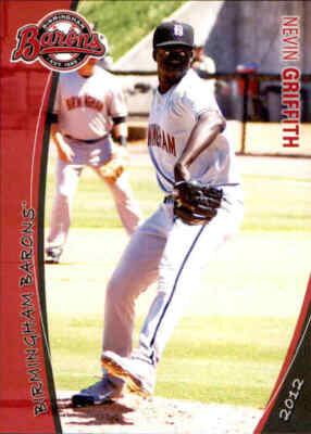 2012 Birmingham Barons Grandstand 7 Nevin Griffith Brandon Florida ...