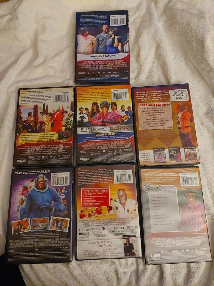 Tyler Perry Plays 7 DVD Lot Brand New and Sealed | eBay