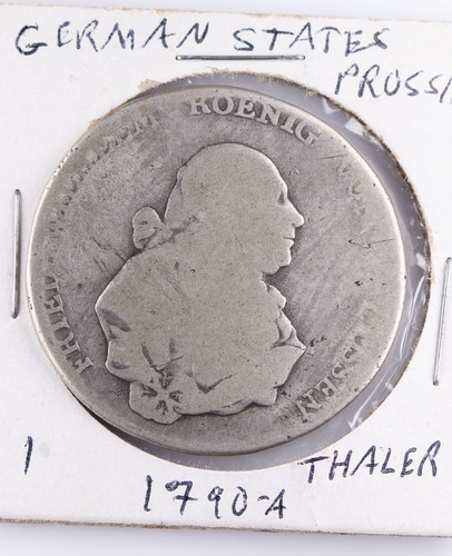 1790-A 1 Thaler German States Prussia Silver Coin | eBay