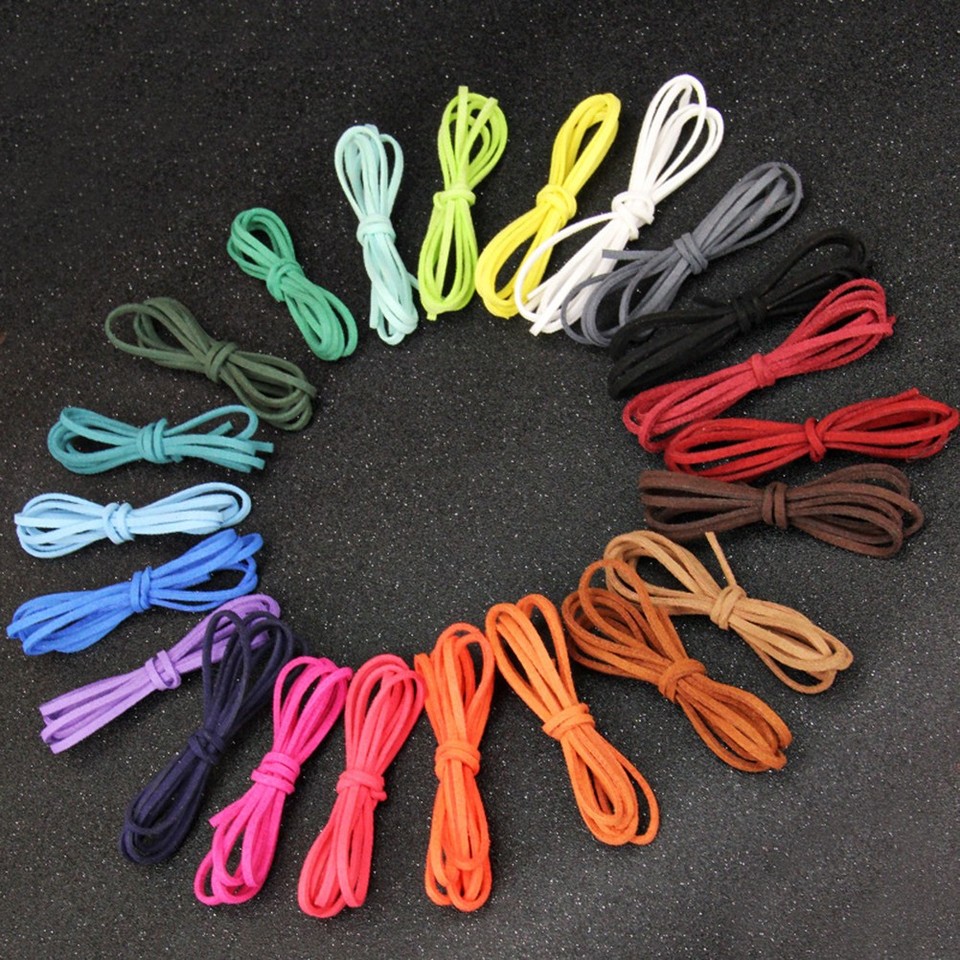 30pcs DIY Jewelry Materials Faux Cords DIY Knitting Jewelry Accessories ...