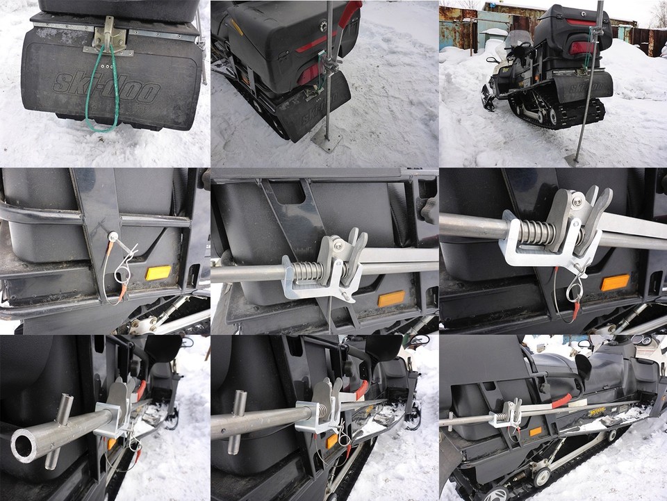 SnowJack Take Apart Snowmobile Jack Segmented Compact 18.5in 770lb ...