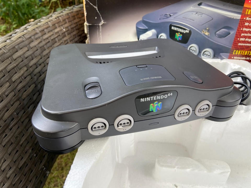 Nintendo 64 Console - Grey, Boxed, NO CONTROLLER!! PLEASE READ FULL ...