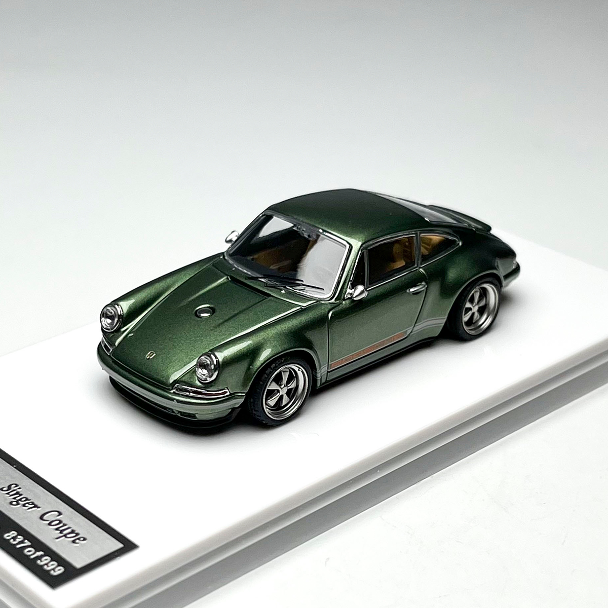 911 Singer DLS Coupe Green 1:64 Diecast Model Car Alloy Collectible | eBay