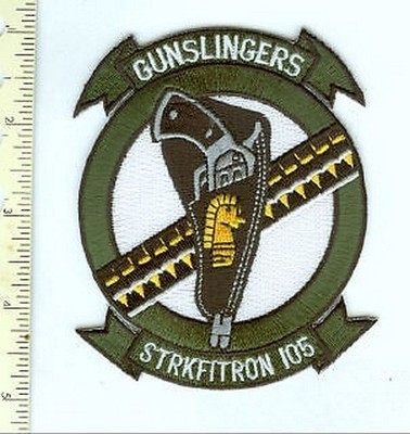 Military Patch US Navy VF / VFA -105 Gunslingers | eBay