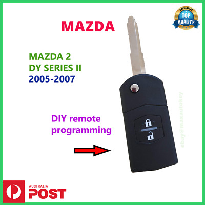 Mazda 2 DY SERIES II REMOTE KEY 2005 2006 2007 FLIP KEY NEW | eBay