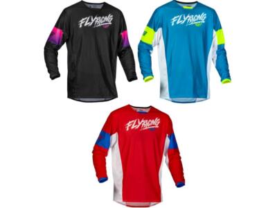Fly Racing Kinetic Mesh Khaos Jersey Dirt Bike Riding Shirt Youth MX ...