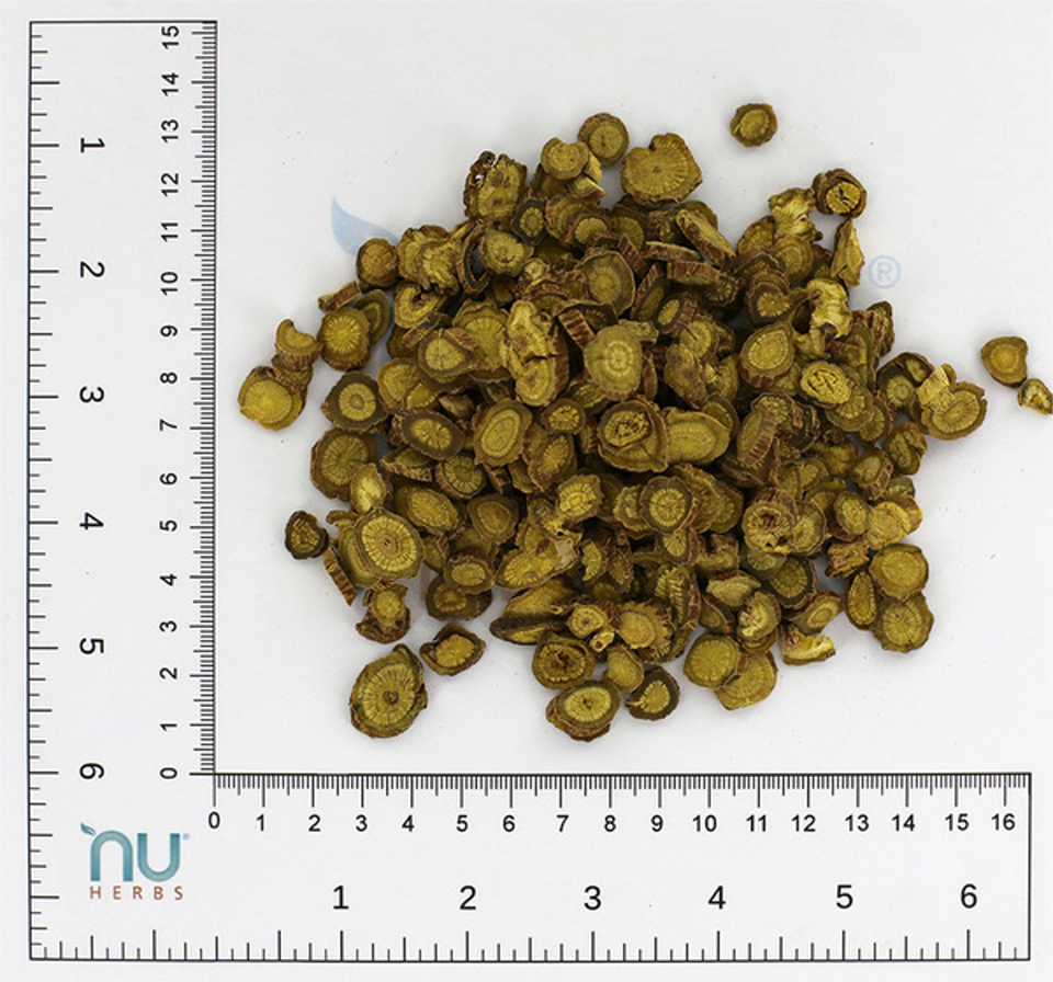 Organic Chinese Skullcap Root Scutellaria baicalensis Huang Qin Nuherbs ...