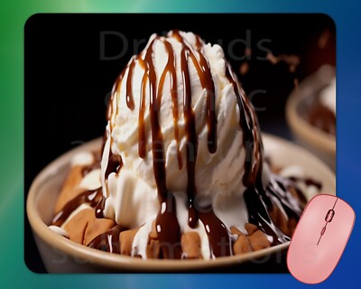 ICE CREAM SUNDAE mouse pad mousepad | eBay