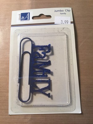 Adornit Jumbo Clip Family Glitter | eBay