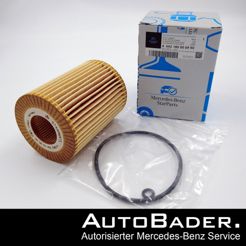 Original Mercedes Benz Ölfilter Filter Filtereinsatz OM642 A6421800009 ...