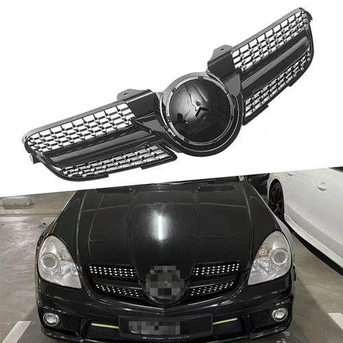 For Mercedes Benz SLK R171 SLK200 300 350 SLK55 Front Grille Grill 2008 ...