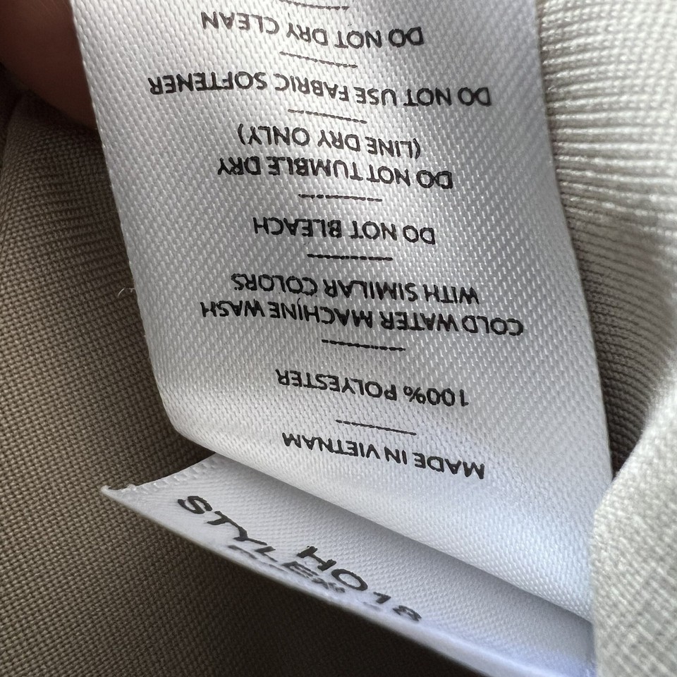 RHONE Pants Men's Size 35X 29 Tan Commuter Flat Front Golf Travel ...