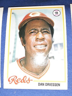 1978 Topps 246 Dan Driessen Cincinnati Reds Baseball Card | eBay