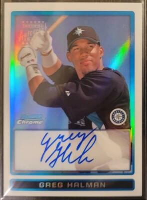 2009 Greg Halman Bowman Chrome Refractor Auto /500 RC | eBay