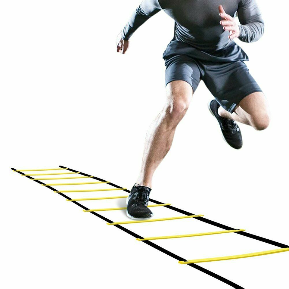 8 Rungs Agility Speed Training Ladder Footwork Fitness Football Workout ...