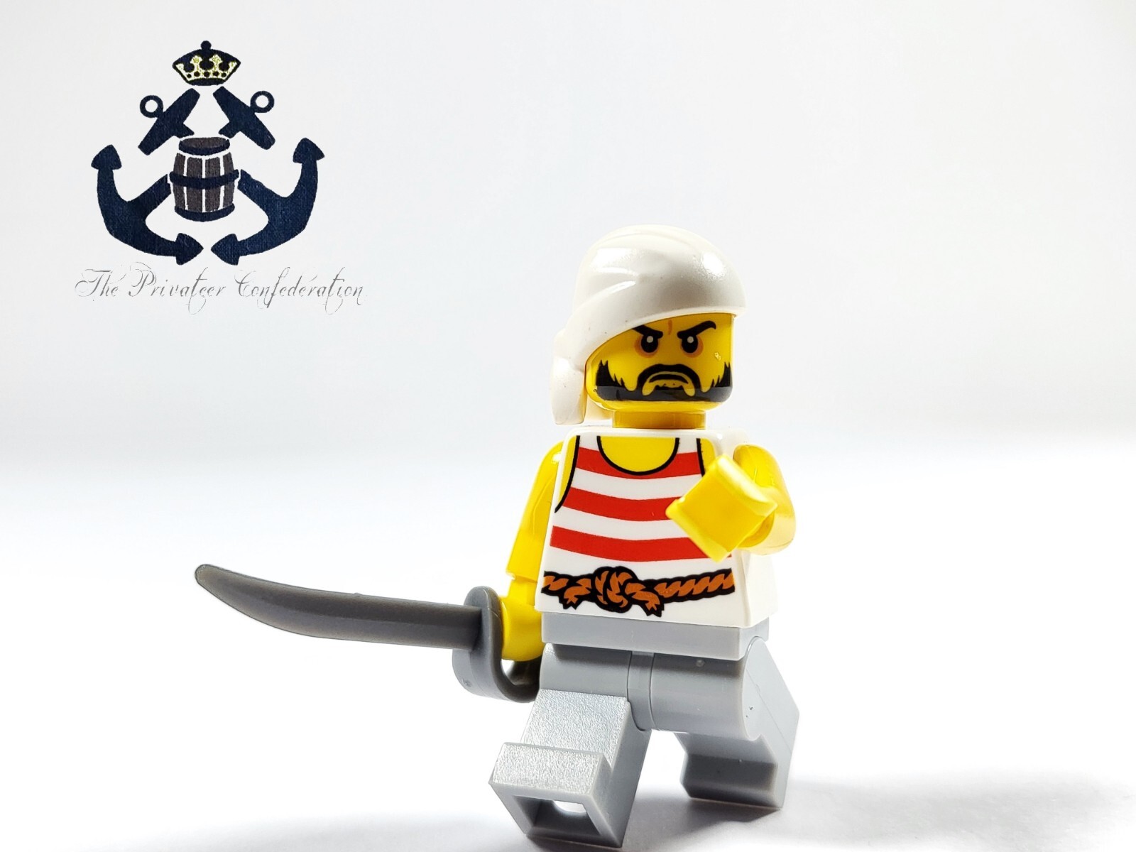 LEGO 2015 Pirates III Minifigure Pirate + Cutlass pi160 For Treasure ...