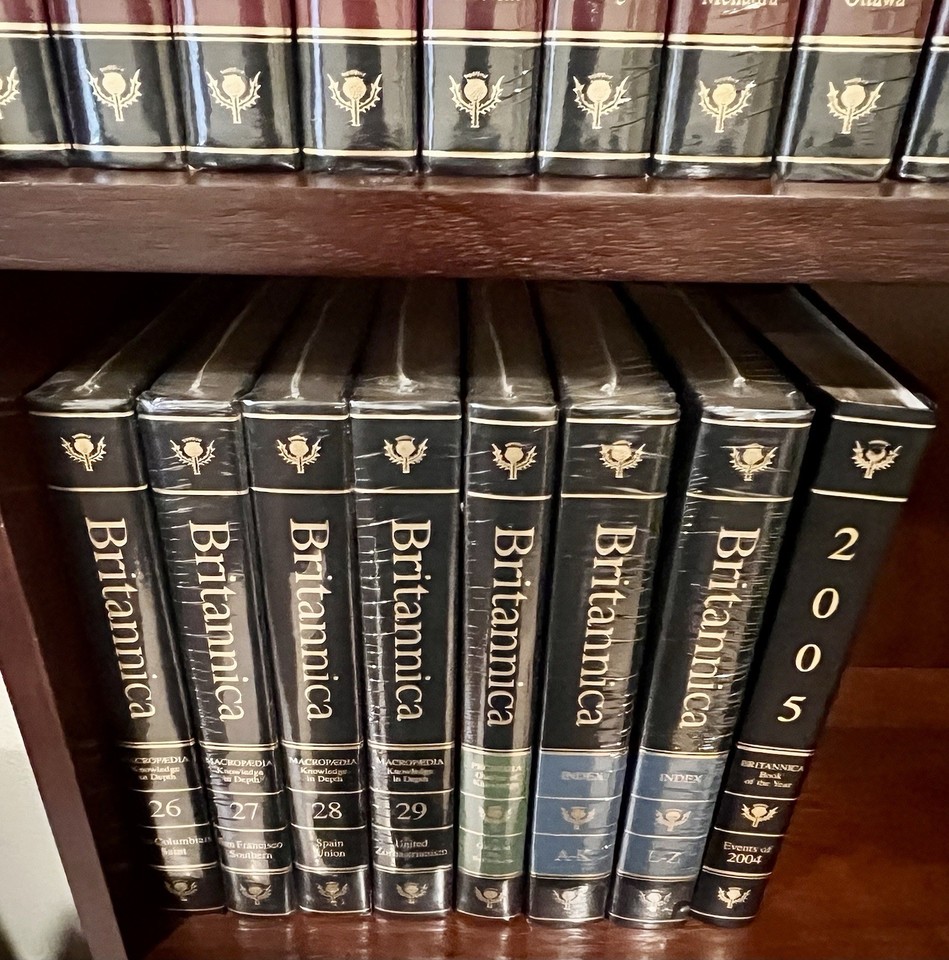 Encyclopedia Britannica 15th Edition Complete Set 2004 – 32 Volumes – Excellent | eBay
