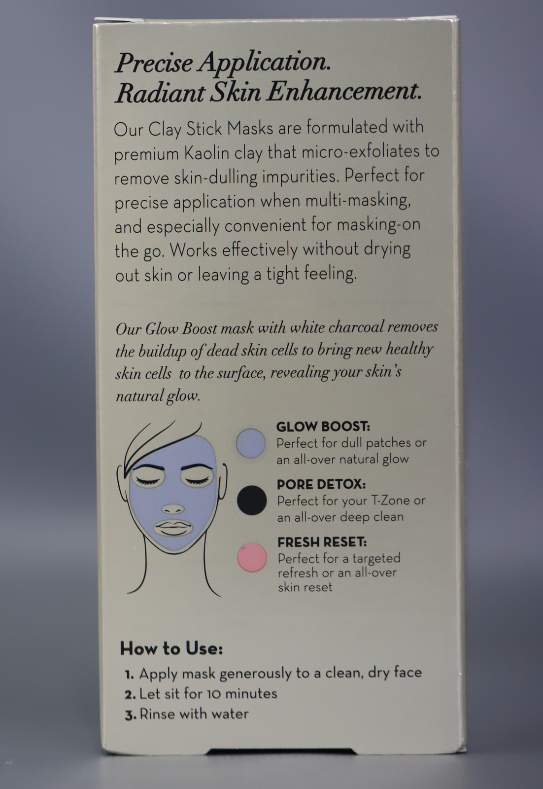 Olay Face Mask Stick Glow Boost with White Charcoal Clay 1.7 oz( Pack ...