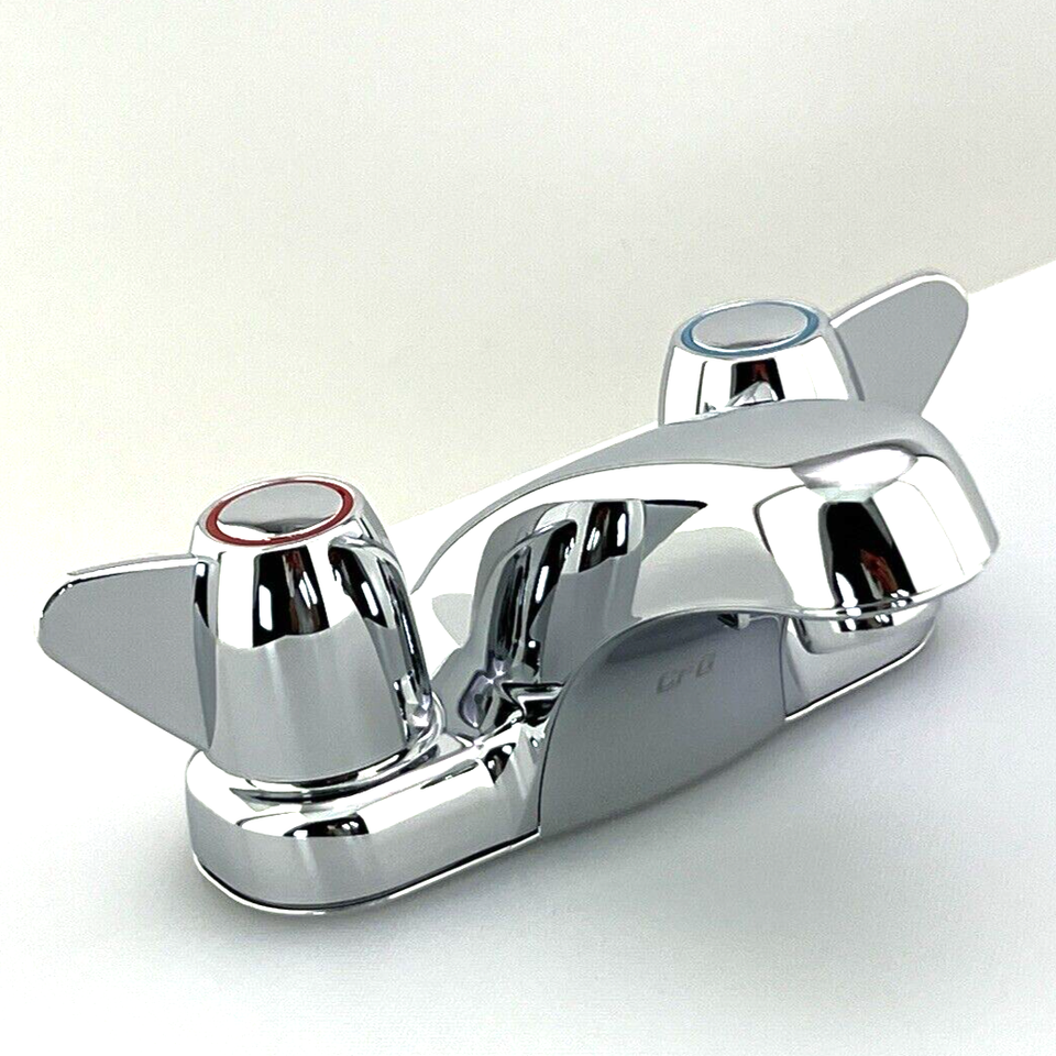 Moen CFG CA40210 Cornerstone 4" Centerset Bathroom Faucet w/ Drain ...