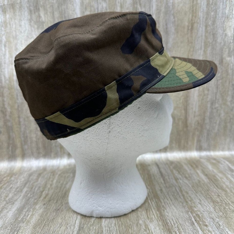 Propper Military Woodland Camo Camouflage Class 1 Patrol Cap Hat Cover ...