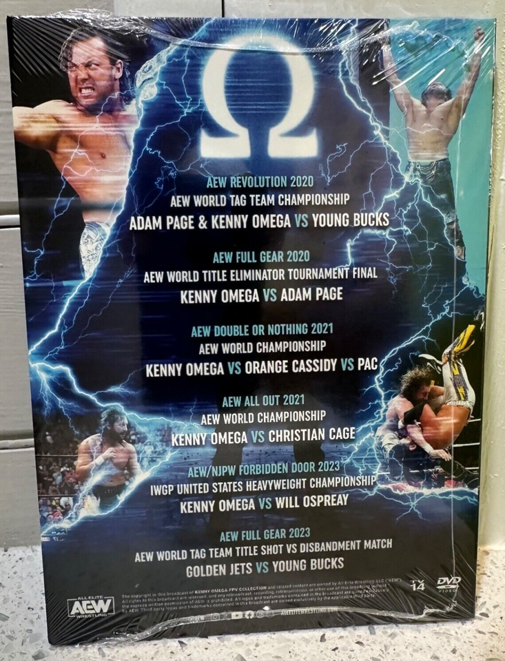 All Elite Wrestling Crate AEW Kenny Omega Best Of PPV Collection DVD ...