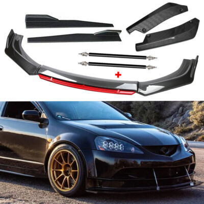 For Acura RSX DC5 02-06 Front Bumper Lip Splitter Side Skirt Rear Lip ...
