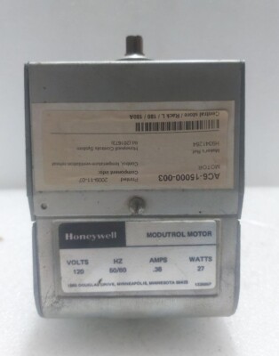 HONEYWELL M934A 1284 5 MODUTROL MOTOR 120V 50/60Hz 0.36 AMPS 27W ...