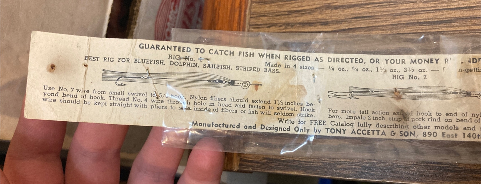 Vintage Tony Accetta Jigit-Eel #105 Weight 3/4 Fishing Lure | eBay