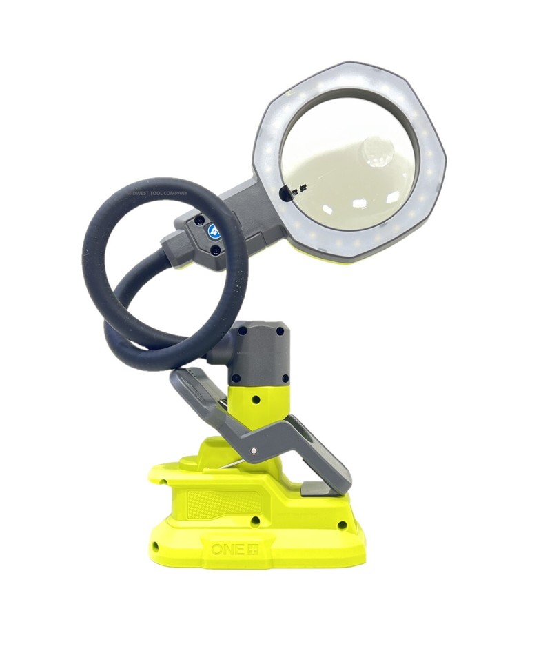 NEW Ryobi 18-Volt 2 Clamp Light Kit with Battery and Charger (PCL664 ...
