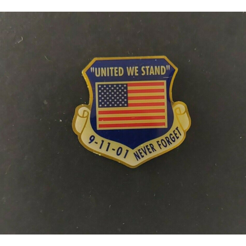 United We Stand 9- 11 - 01 Never Forget Enamel Hat Lapel Pinback | eBay