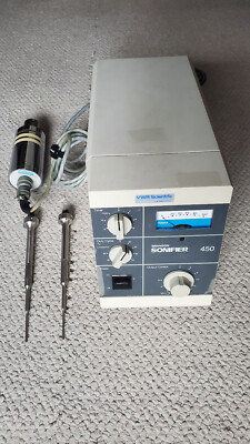 Branson Sonifier 450 W/ (2X) Double Step Microtip with Coupler | eBay