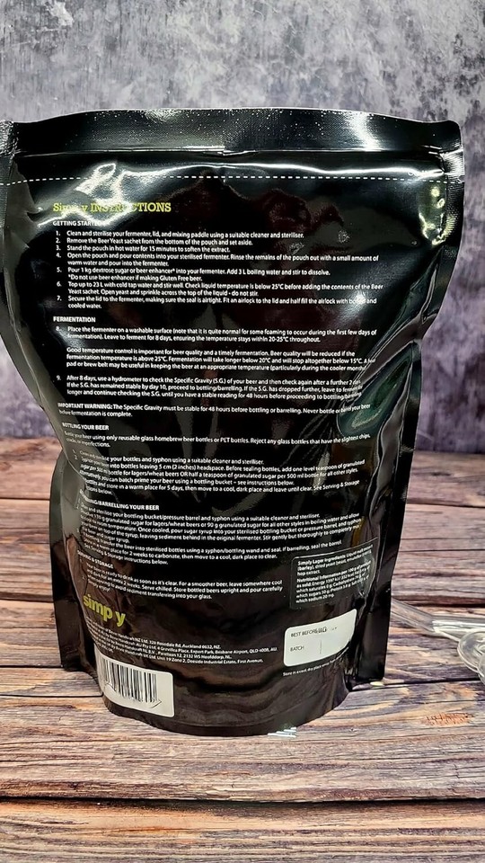 Simply EXPORT STOUT Beer Kit Dark Smooth Flavour Home Brewing | eBay UK