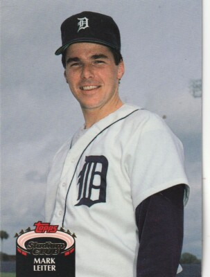 FREE SHIPPING-MINT-1992 Topps Stadium Club Mark Leiter #889 PLUS BONUS ...