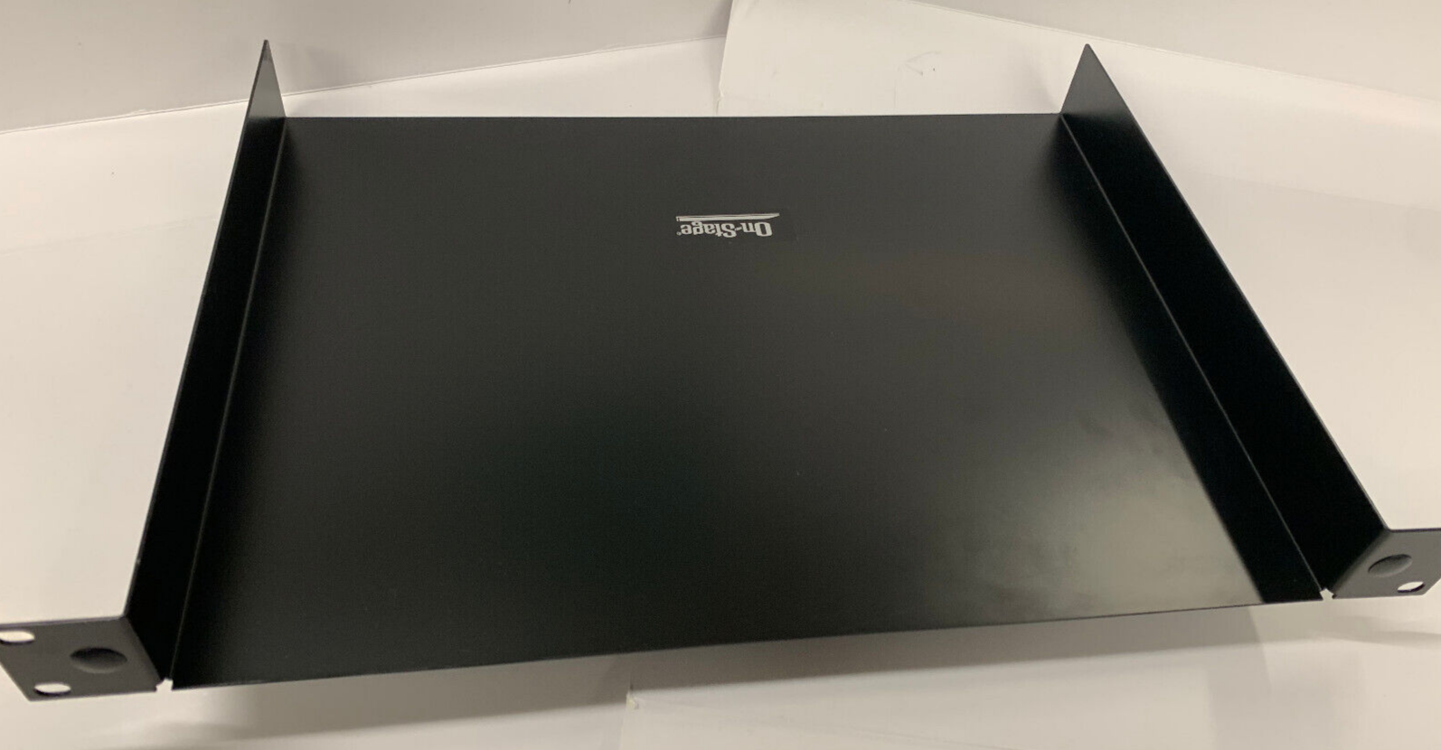 19-Inch Rack Shelf 1U(1.75") 12" Deep 15-13/16" usable width, 17 gauge ...