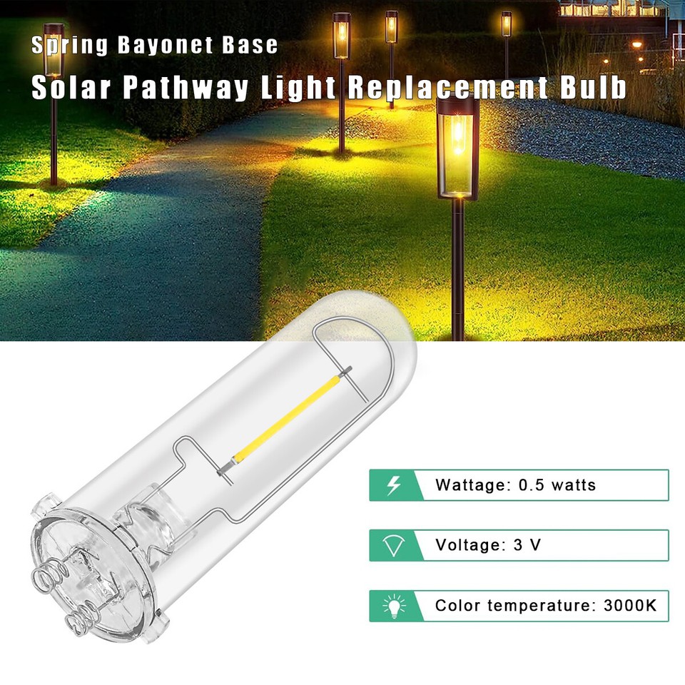 Solar Pathway Lights Replacement Bulbs Solar Light Bulbs for Outside | eBay