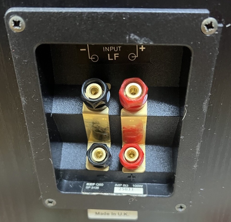 KEF Q60 Bookshelf Speakers 8” 100 W -Pair L&R Speakers | eBay