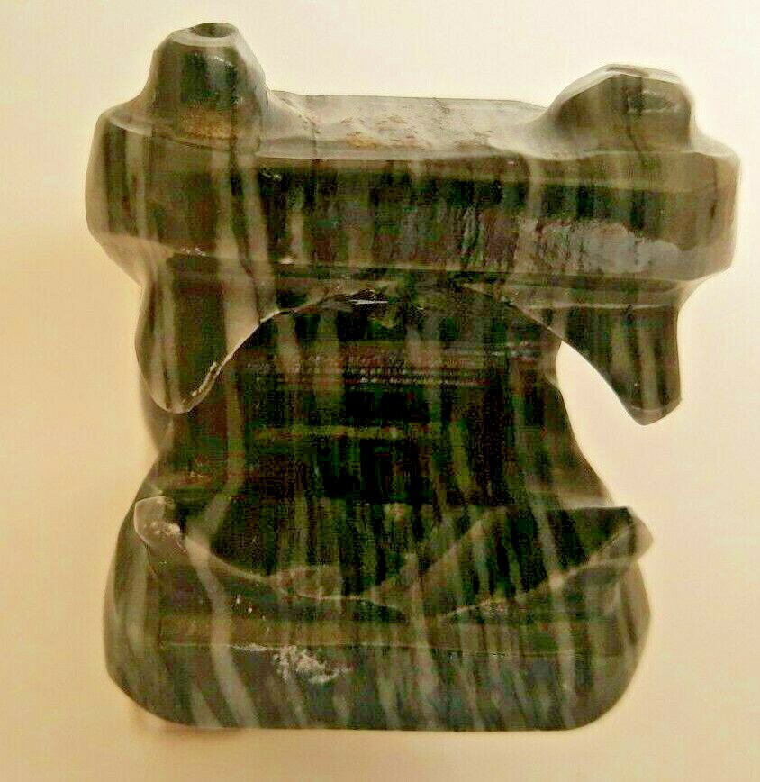 Carved Stone Hippo Hippopotamus Sculpture Figurine Art | eBay