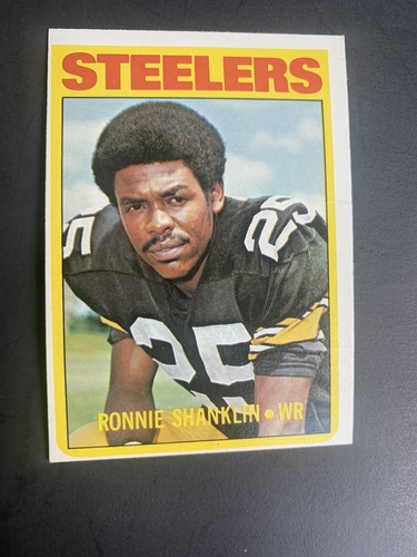 1972 Topps Football #37 Ronnie Shanklin Rookie EX+ Steelers N Texas St ...