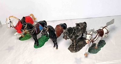 Elastolin 7 cm Pferde für Ritter und Cowboys zum Basteln | eBay.de
