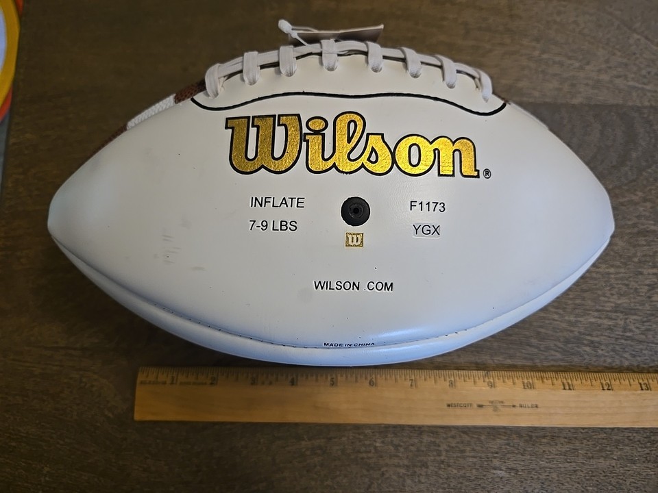 Wilson NFL Official Size Autograph Football Fan Collectible. 1 ...
