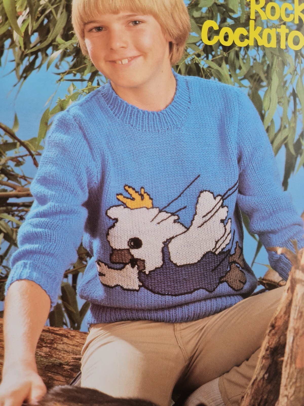 Childrens Possum Koala Goanna Platypus Knitting Pattern Cleckheaton ...