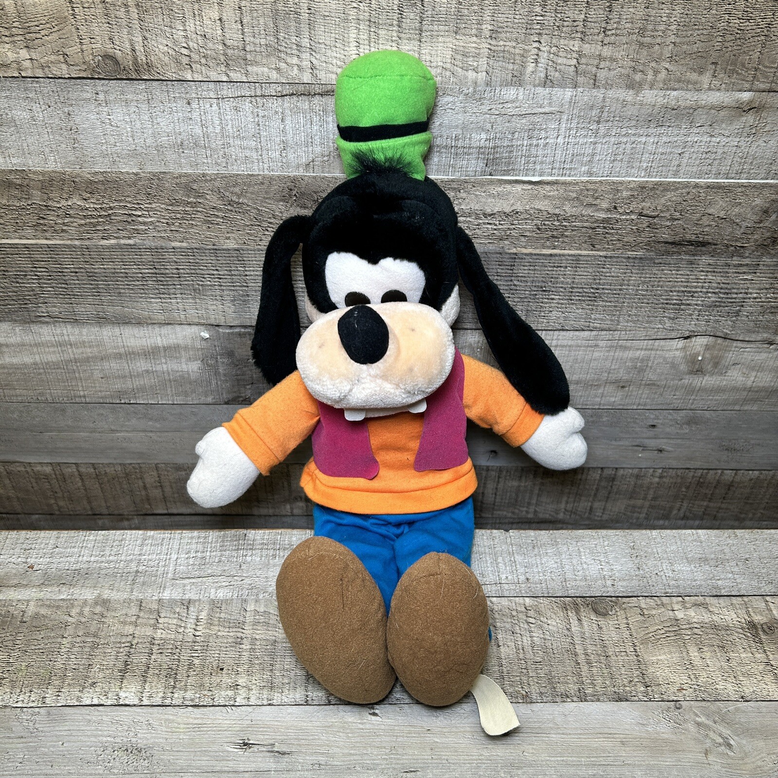 Vintage Walt Disney GOOFY 20” Plush Stuffed Animal Toy Disneyland w ...