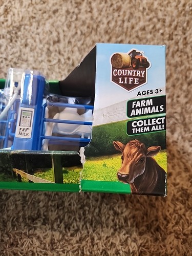 New Ray Country Life 3 Dairy Cow Milking Station New in Box SS - 05226 ...